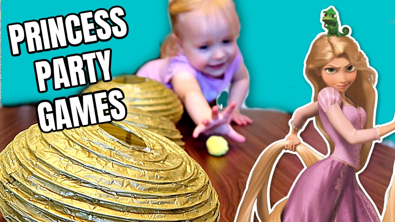 Princess Birthday Party Games for Girls (Rapunzel) - YouTube