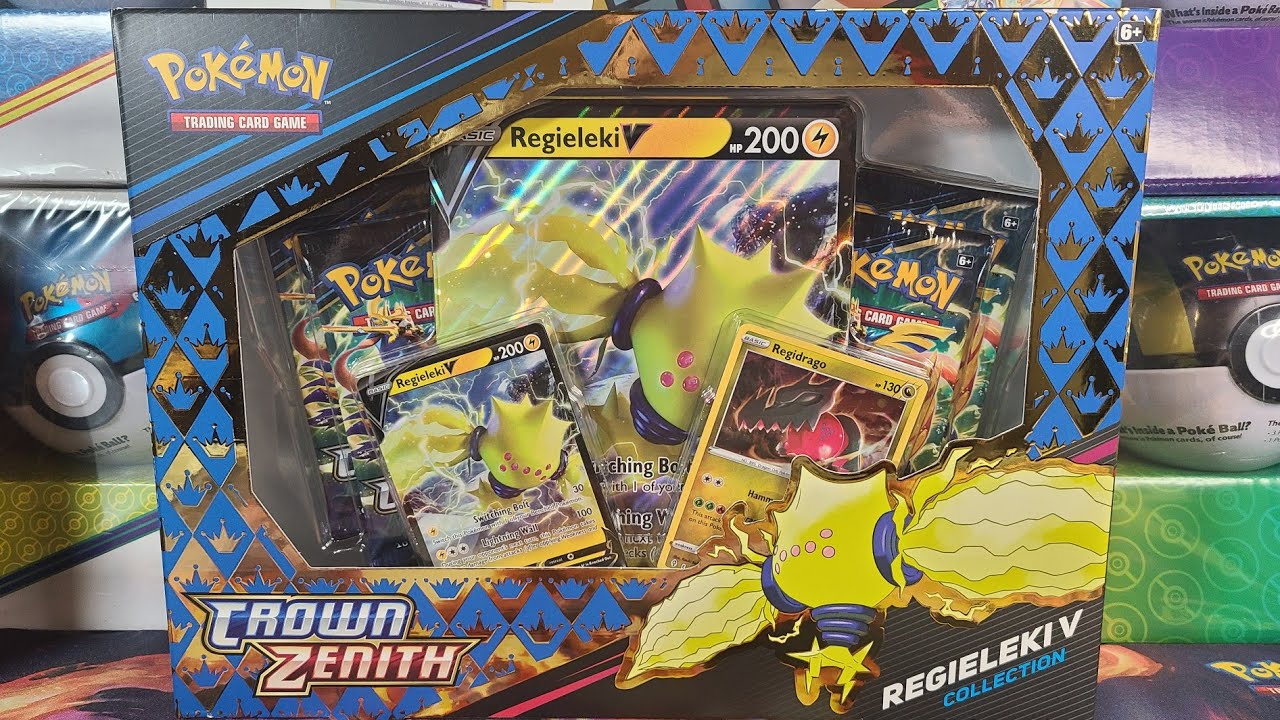 Pokémon Regieleki Collection Box Opening - YouTube