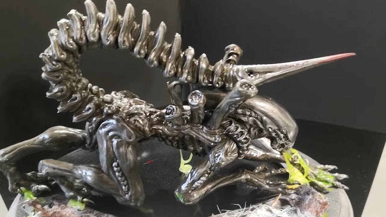 ep 3 Miniature painting - Xenomorph by Alien - YouTube