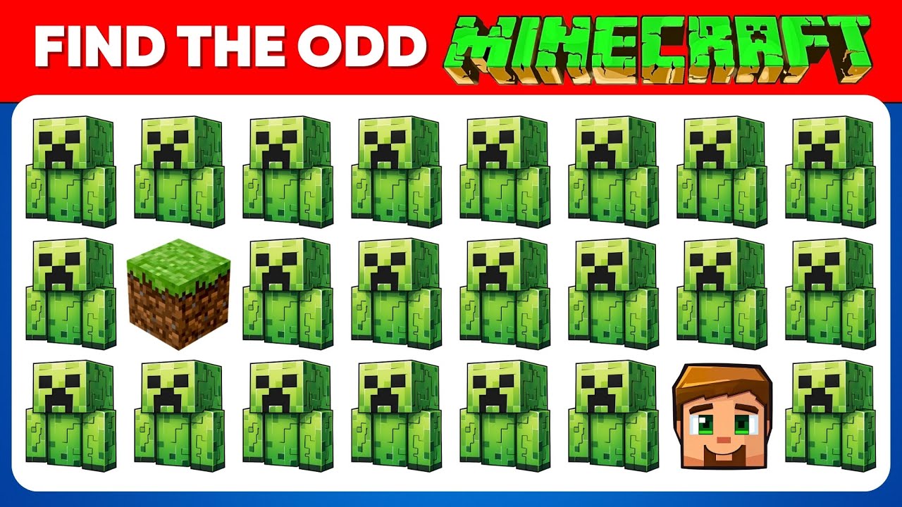 Find the ODD One Out - Minecraft Edition 💎 🎮 Find the ODD Emoji Quiz ...