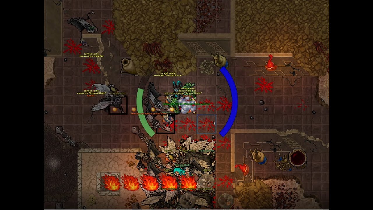 700+ Issavi Catacombs (Sphinxes) - Tibia Duo Hunt - 8kk/Hr @ 150% - YouTube