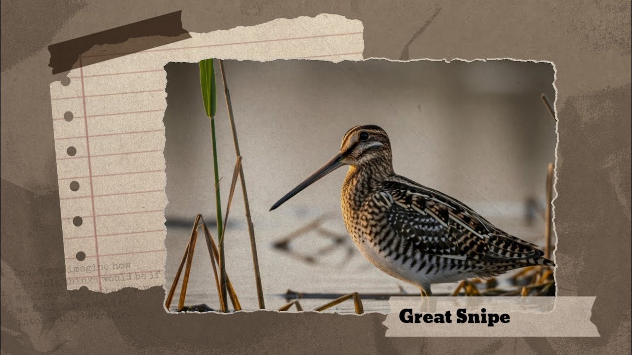 Great Snipe: The Fastest Bird on Foot (Relative to its size) - YouTube