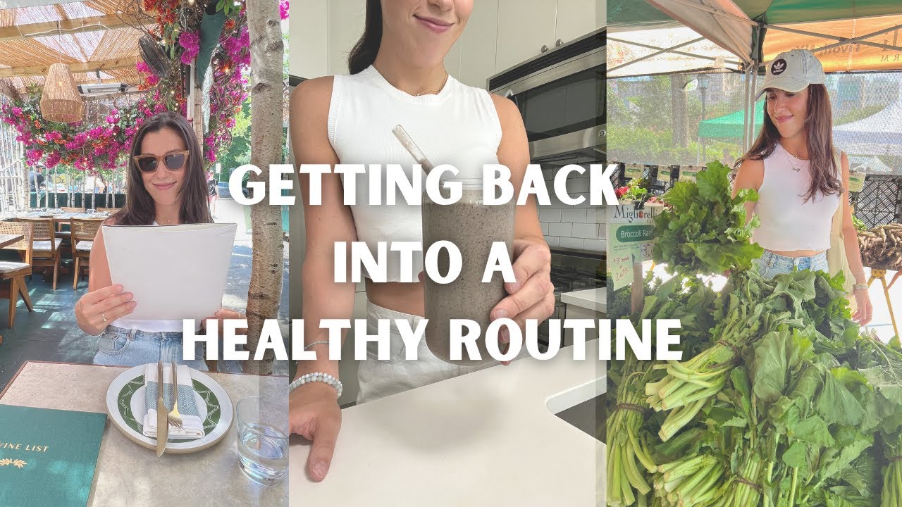 Getting Back Into A Health Routine - Workout Routine, Grocery Haul ...