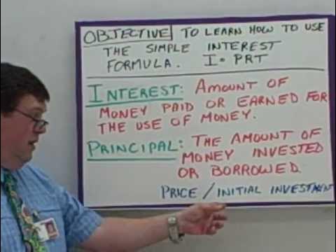 Financial Literacy: Simple Interest - YouTube