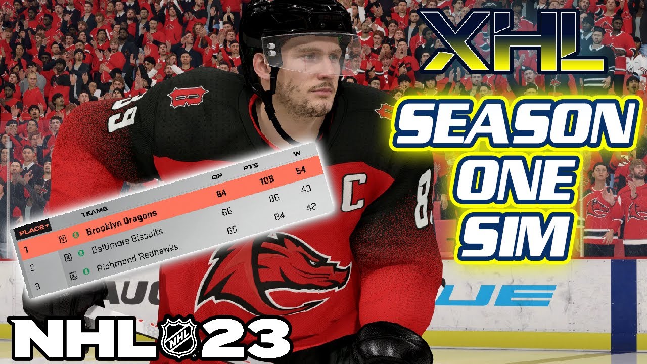 PLAYOFF PREVIEW!!! SEASON ONE SIMULATION | XHL Ep. 6 | NHL 23 CUSTOM ...