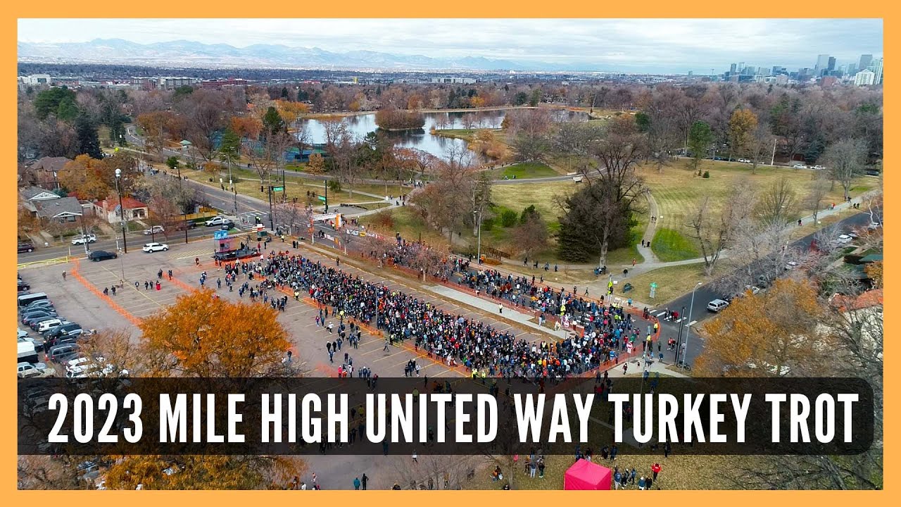Mile High United Way celebrates our largest Turkey Trot Ever! - YouTube
