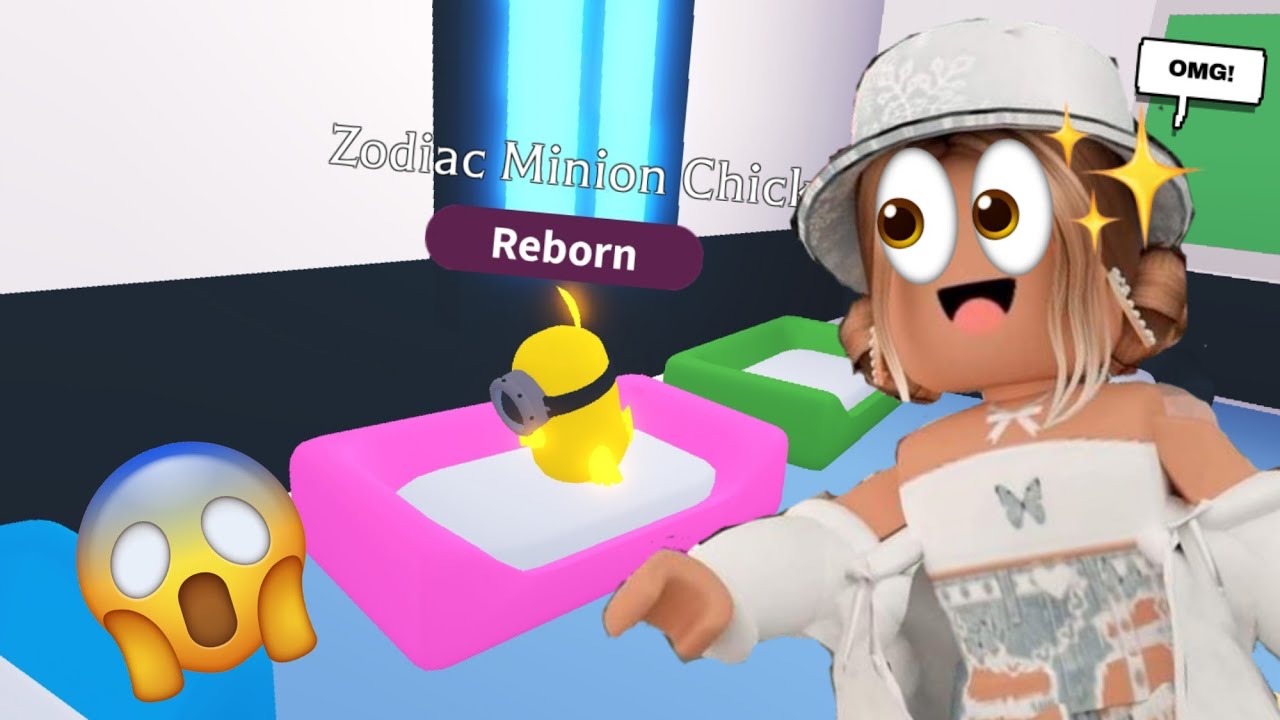 Making NEON ZODIAC MINION CHICK in ADOPT ME! 😱 || Adopt Me ROBLOX ...