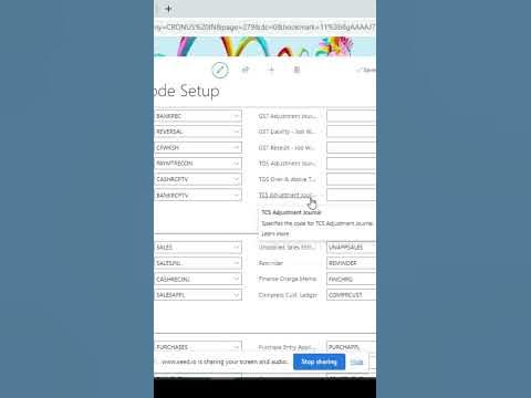 How-to dEfine Source Code using Source Code Setup in Business Central & Navision - YouTube