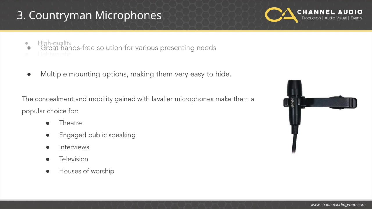 Four Types of Wireless Microphones - YouTube