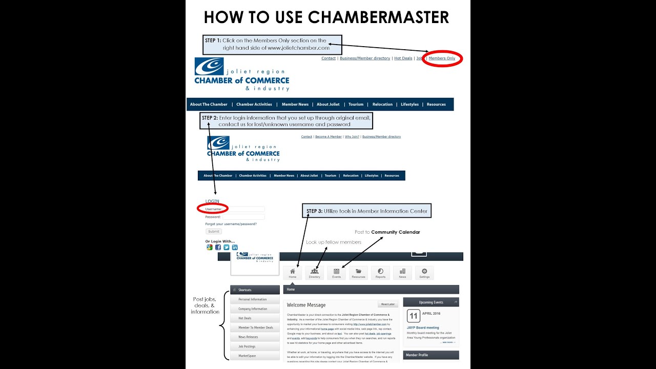 Chamber Master Member Information Center How To Video - YouTube
