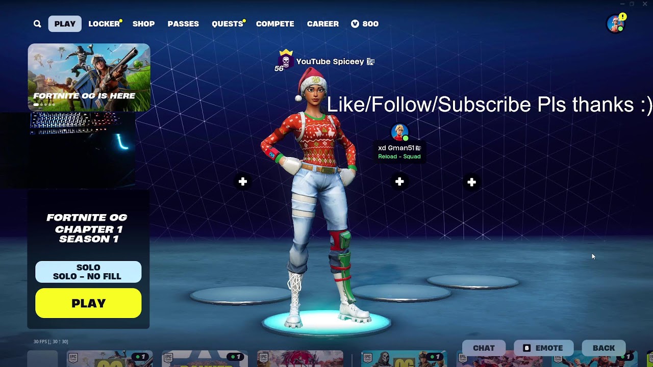 4 Hours Of OG Fortnite Lobby Screen - YouTube