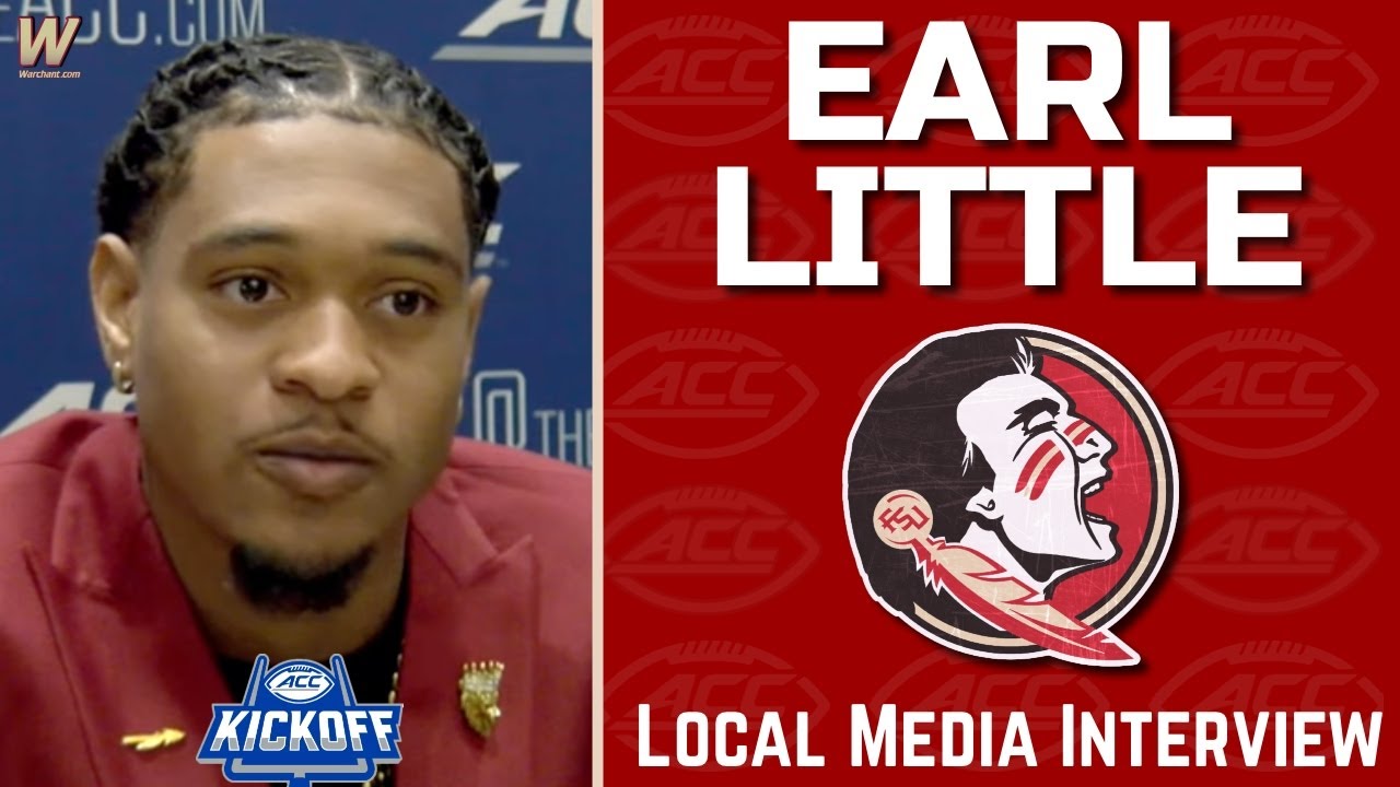 Earl Little Jr. FSU Football ACC Kickoff 2025 Interview | Local Media ...