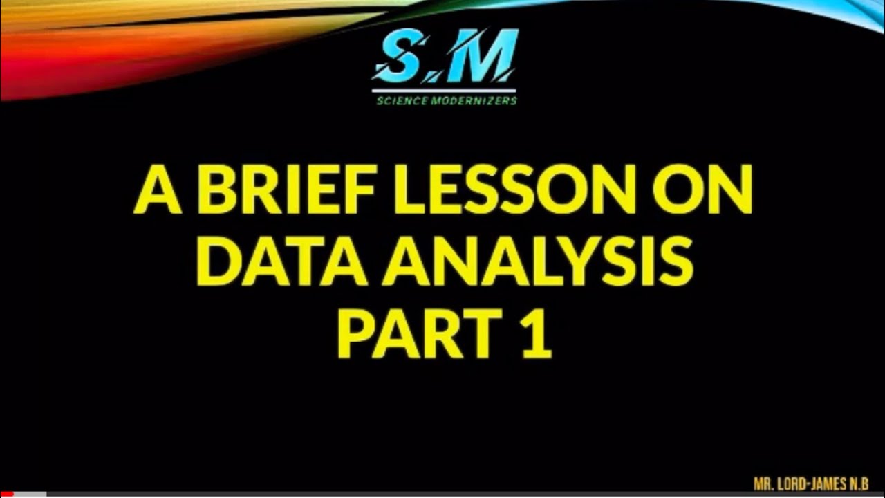 Introduction to Experimental Physics (Data Analysis Part 1). - YouTube