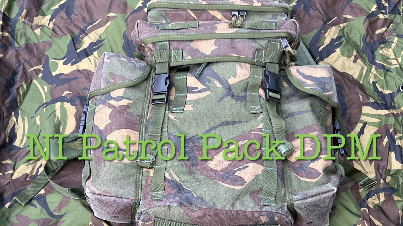 British Army Northern Ireland Patrol pack Bergen DPM Camouflage ...