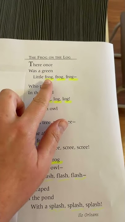 The Frog on the Log poem - YouTube