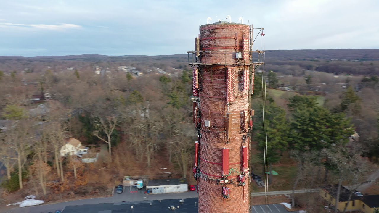 Cell Tower Smoke Stack Inspection - YouTube