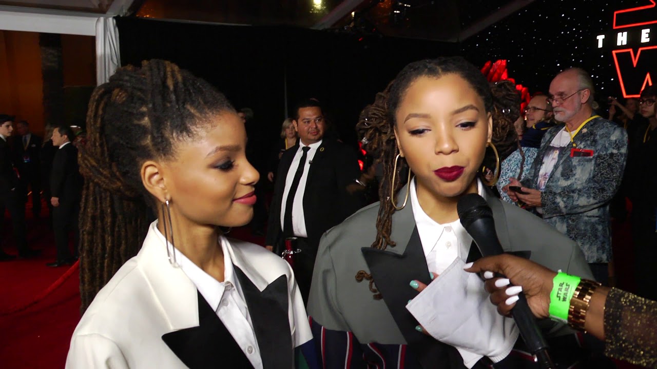 Chloe & Hailey Bailey interview at the premiere of Star Wars - YouTube