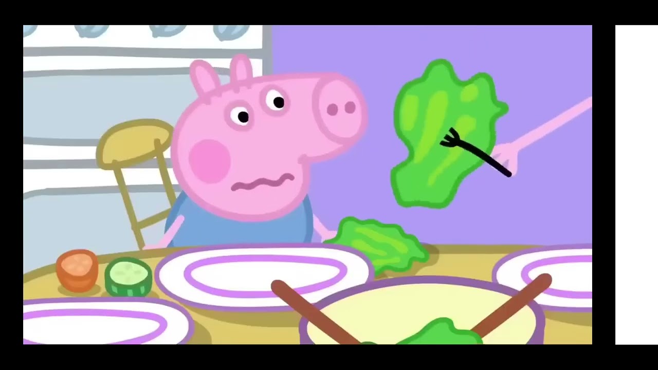 George finally likes vegetables! | peppa pig episodes - YouTube