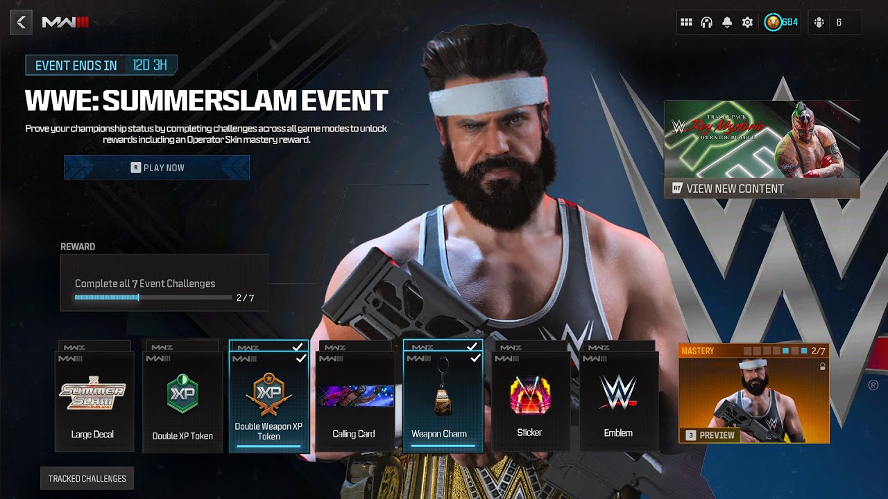 ALL WWE Summerslam Event Challenges & Rewards in MW3! (FREE WWE ...