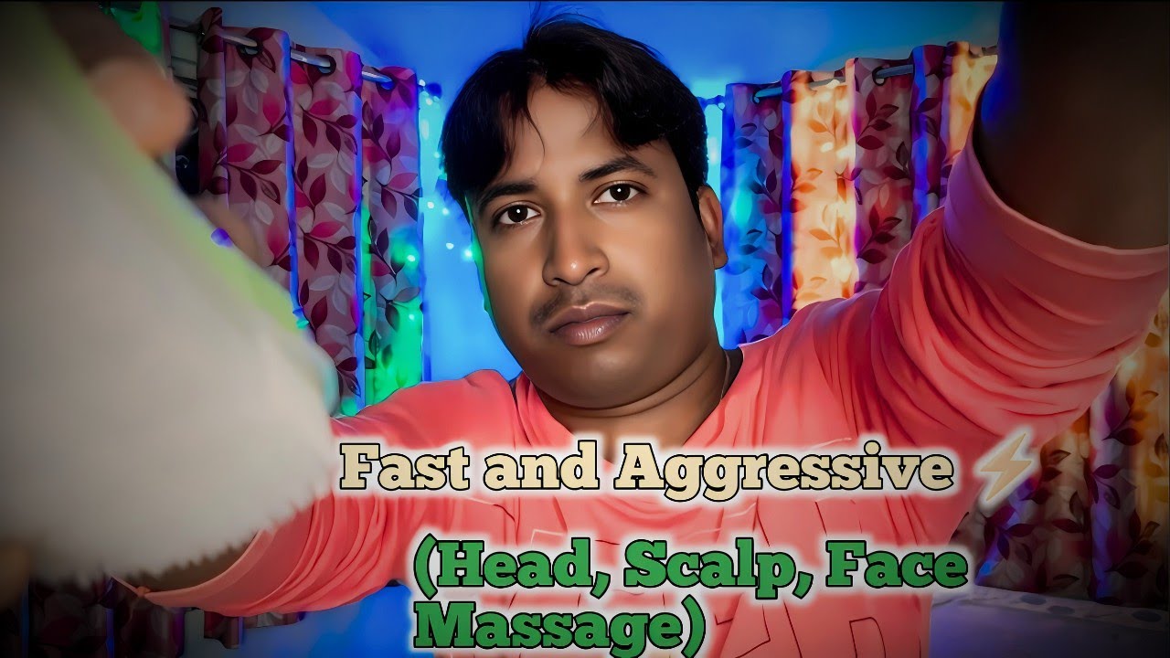 Fast and Aggressive Head,Scalp,Face Massage ASMR💆🧖 - YouTube