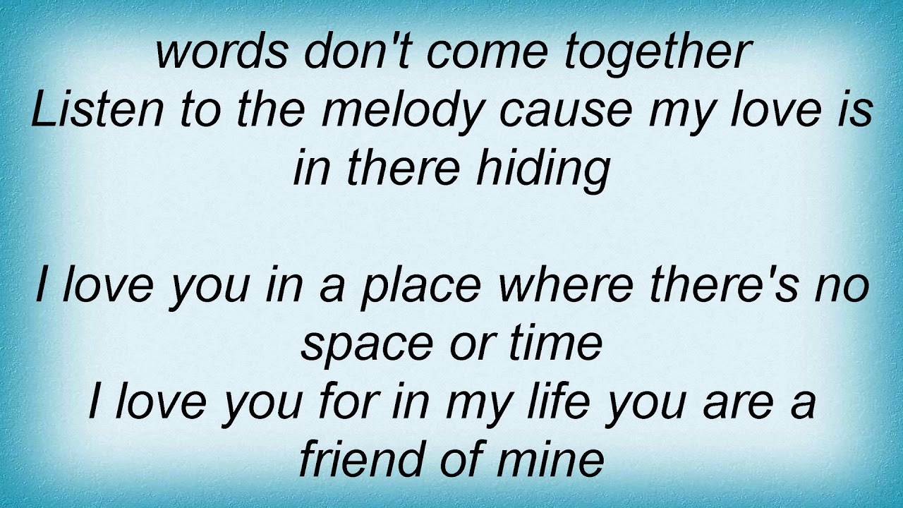 Amy Winehouse - A Song For You Lyrics - YouTube