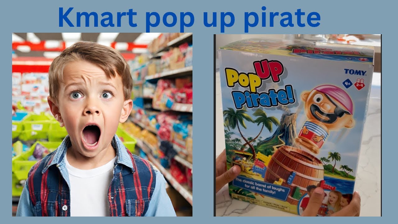 Kmart pop up pirate Unboxing - YouTube