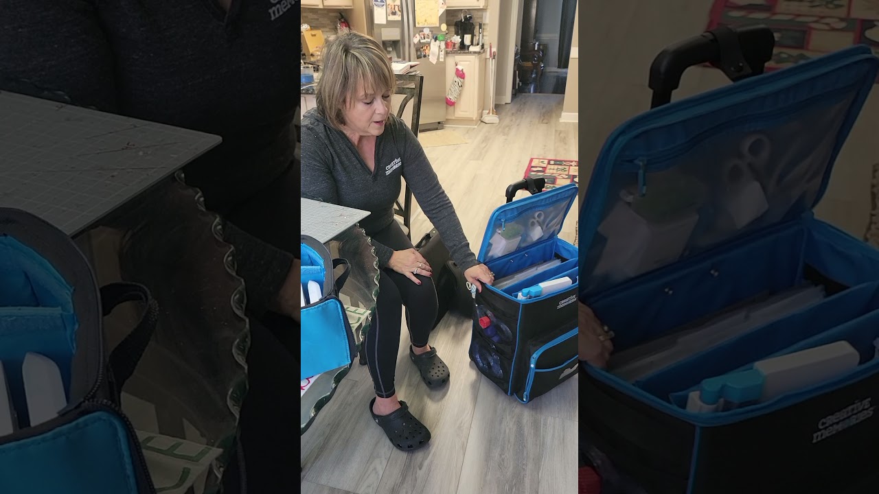 The new Creative Memories rolling cart makes scrapbooking an organized ...