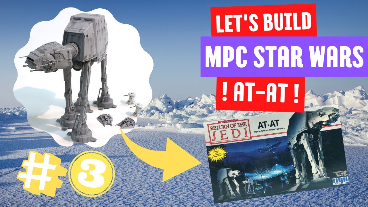 Star Wars FRIDAY #3 MPC AT-AT #starwars #scalemodels #plamo - YouTube