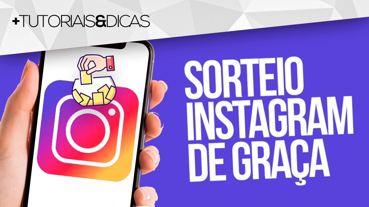 Como fazer SORTEIO no INSTAGRAM de GRAÇA pelo CELULAR (2025) - YouTube