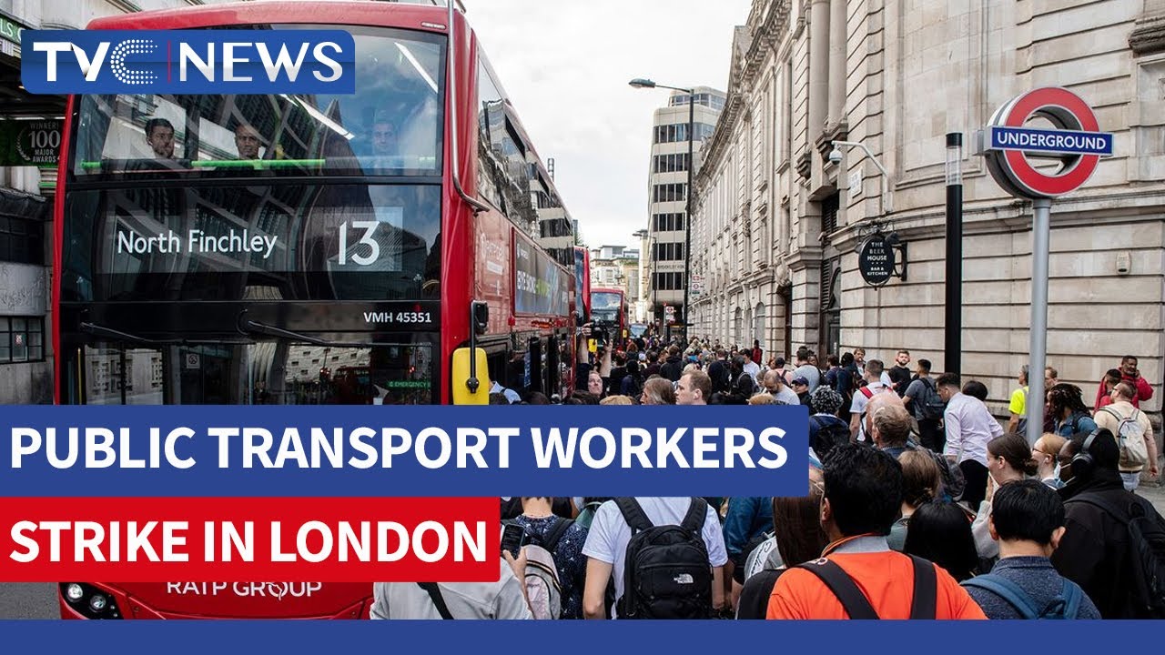 WATCH: Travels Disrupted in London as UK Transport Workers Strike - YouTube