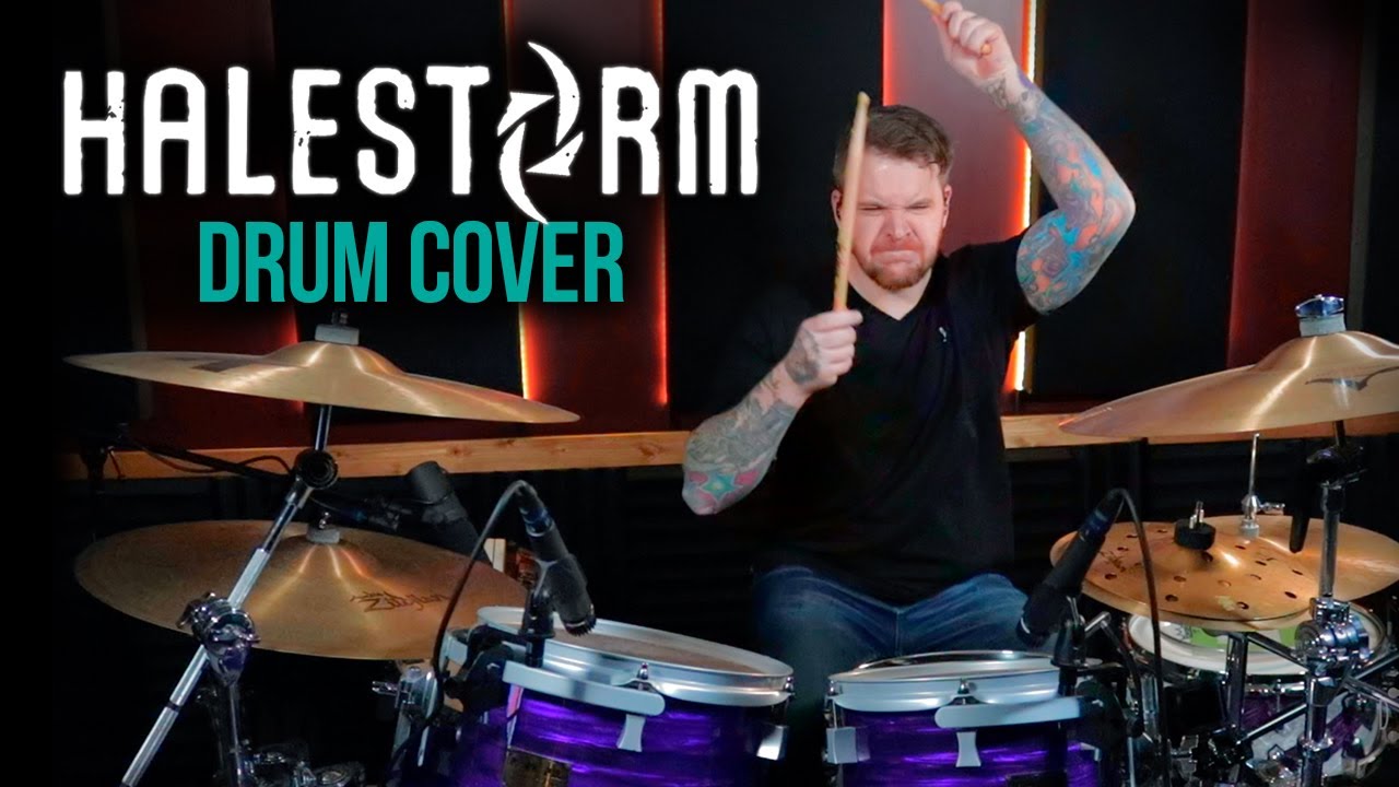 HALESTORM - Drum Cover - I Get Off - YouTube