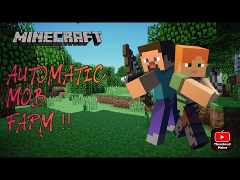 Automatic mob farm in Minecraft 1.19.83.01 - YouTube