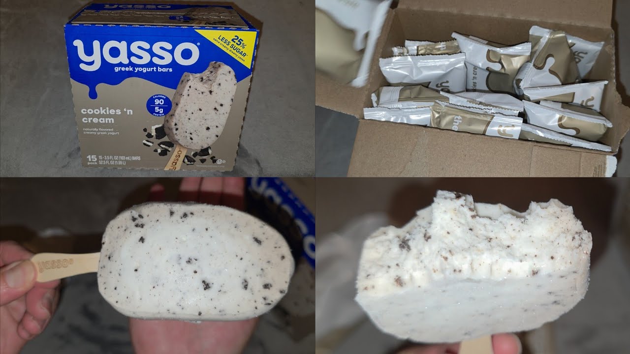 Costco Sale Item Review Yasso Cookies 'N Cream Cookie and Cream Greek ...