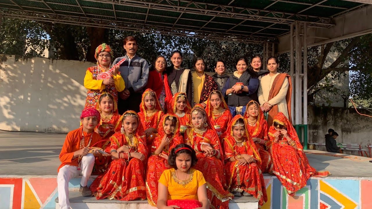 Ghoomar Dance Presented by Tagore House || 1st position in Dance ...