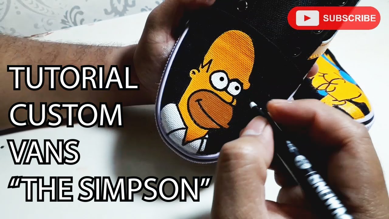 Vans Custom The Simpson - YouTube