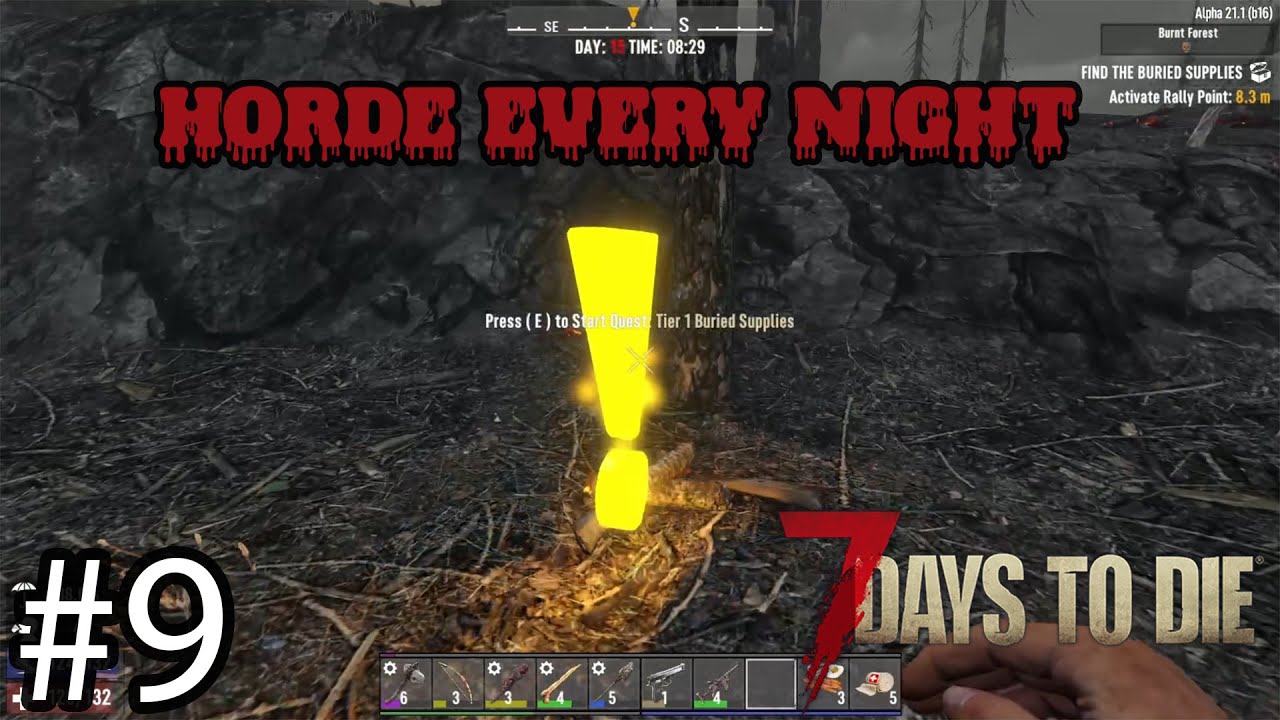 Am Completat Foarte Multe Quest-uri - 7D2D Horde Every Night #9 - YouTube