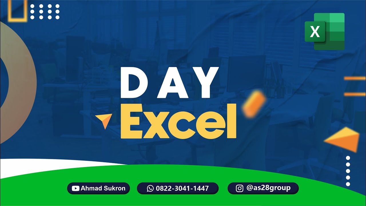 RUMUS DAY EXCEL ️ CARA MENGAMBIL DATA TANGGAL DI EXCEL DENGAN SANGAT ...