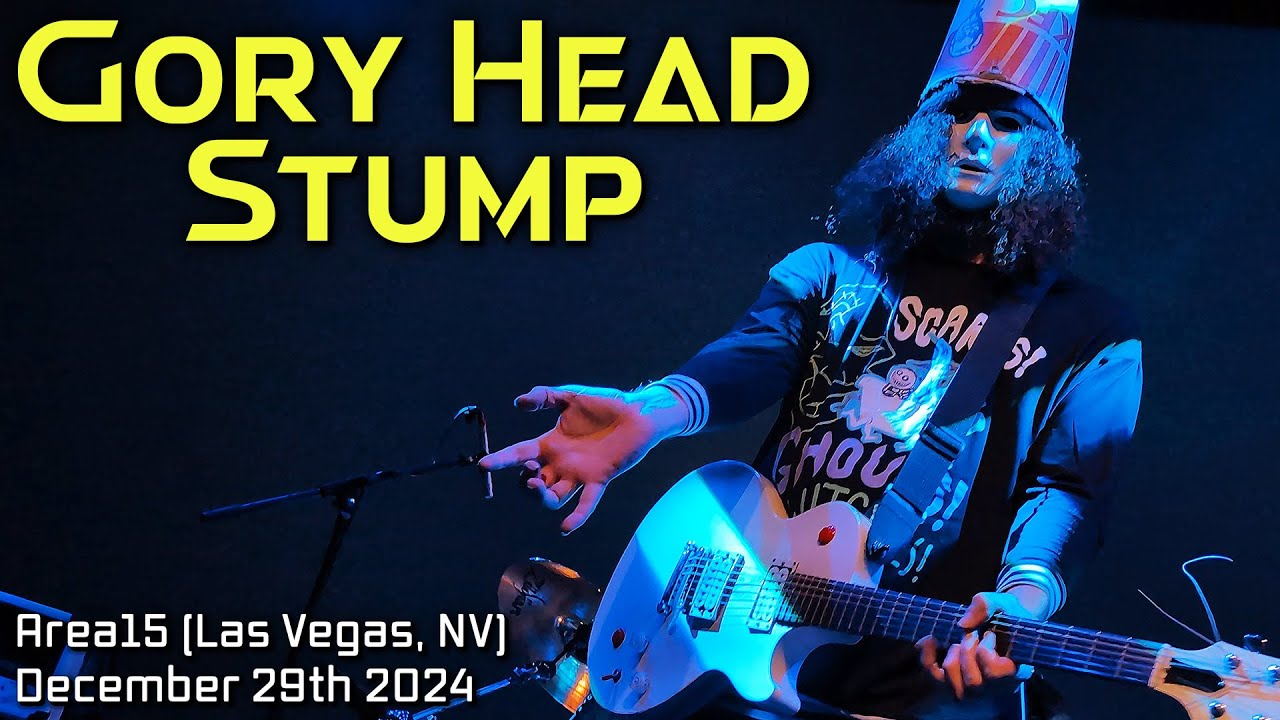 Gory Head Stump | Buckethead 4K (LIVE) at Area15 (Las Vegas 2024) - YouTube