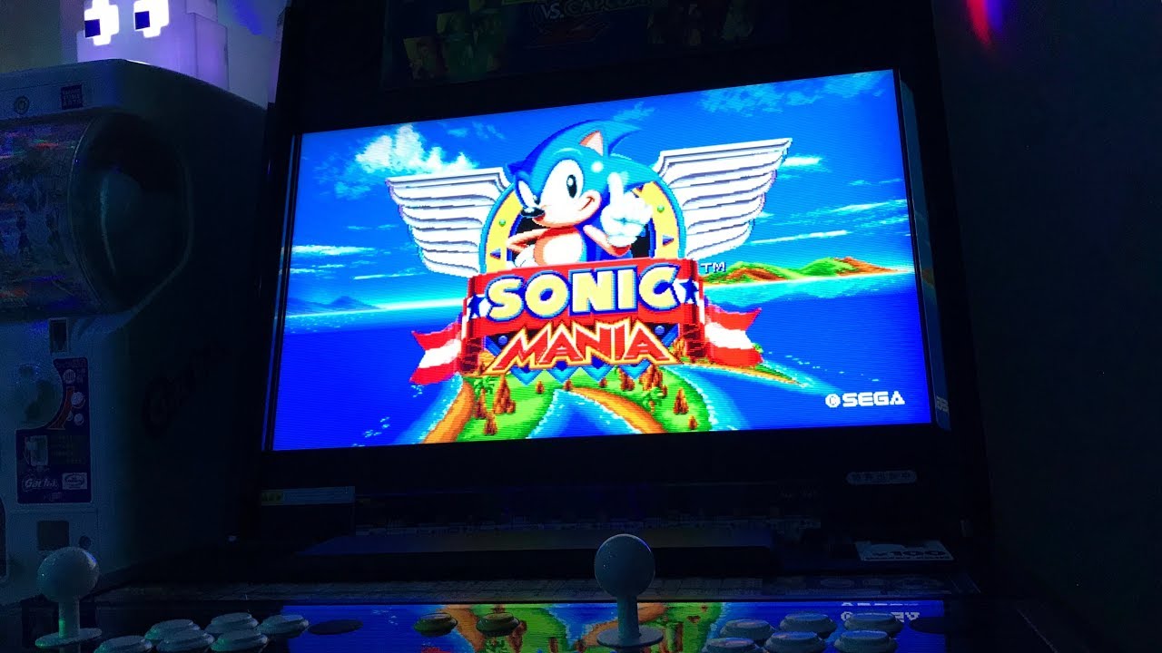 Sonic Mania on an arcade cabinet? HELL YEAH!!! - YouTube