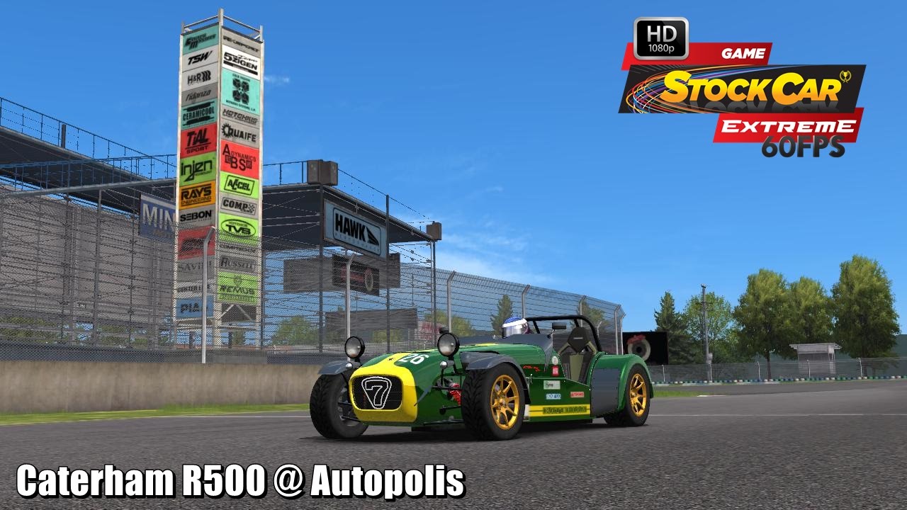 Caterham R500 @ Autopolis Driver's View - Stock Car Extreme 60FPS - YouTube