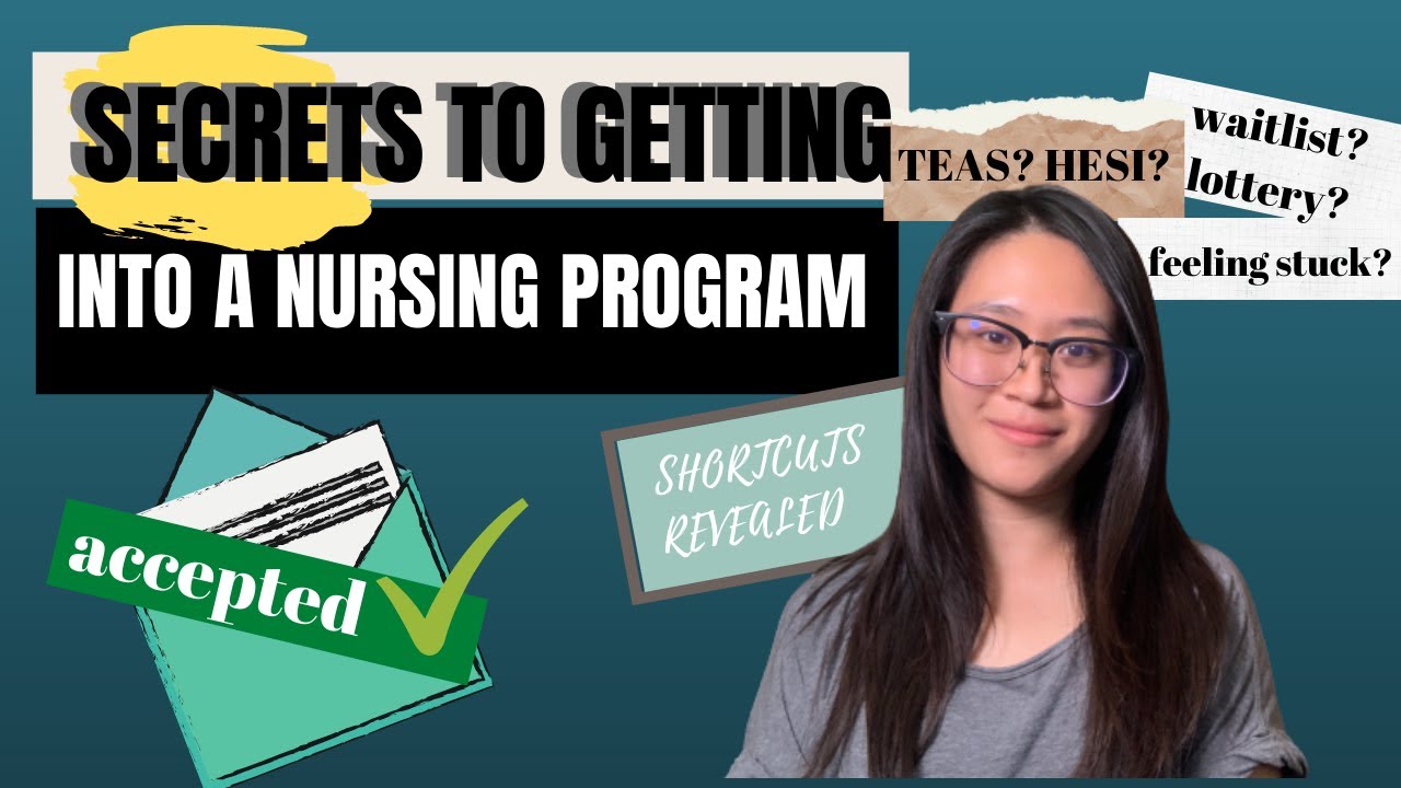 Tips on How to Get Into a Nursing Program - YouTube