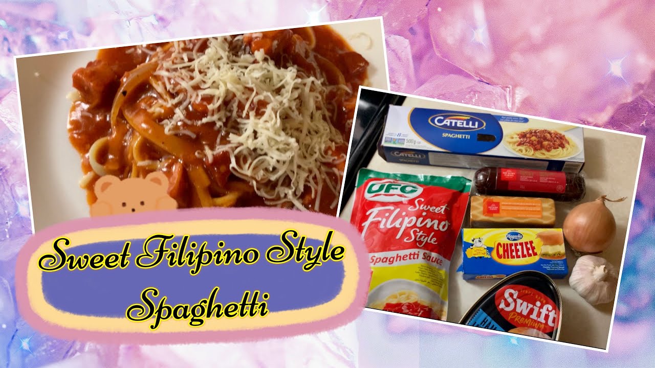 Sweet Filipino Style Spaghetti | WinterpegAngel - YouTube