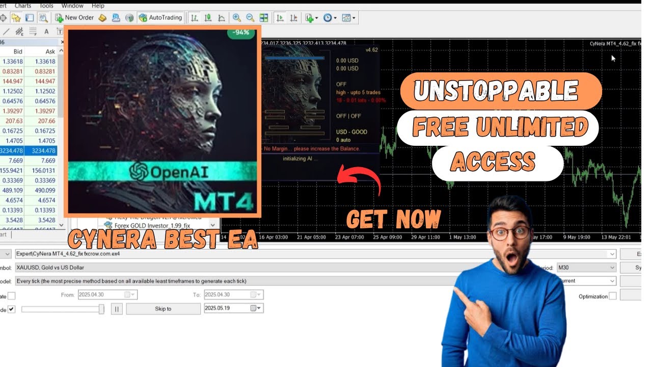 CyNera V4.62 MT4 EA Review & 99% OFF Deal | EA99Store Forex Expert Advisor - YouTube