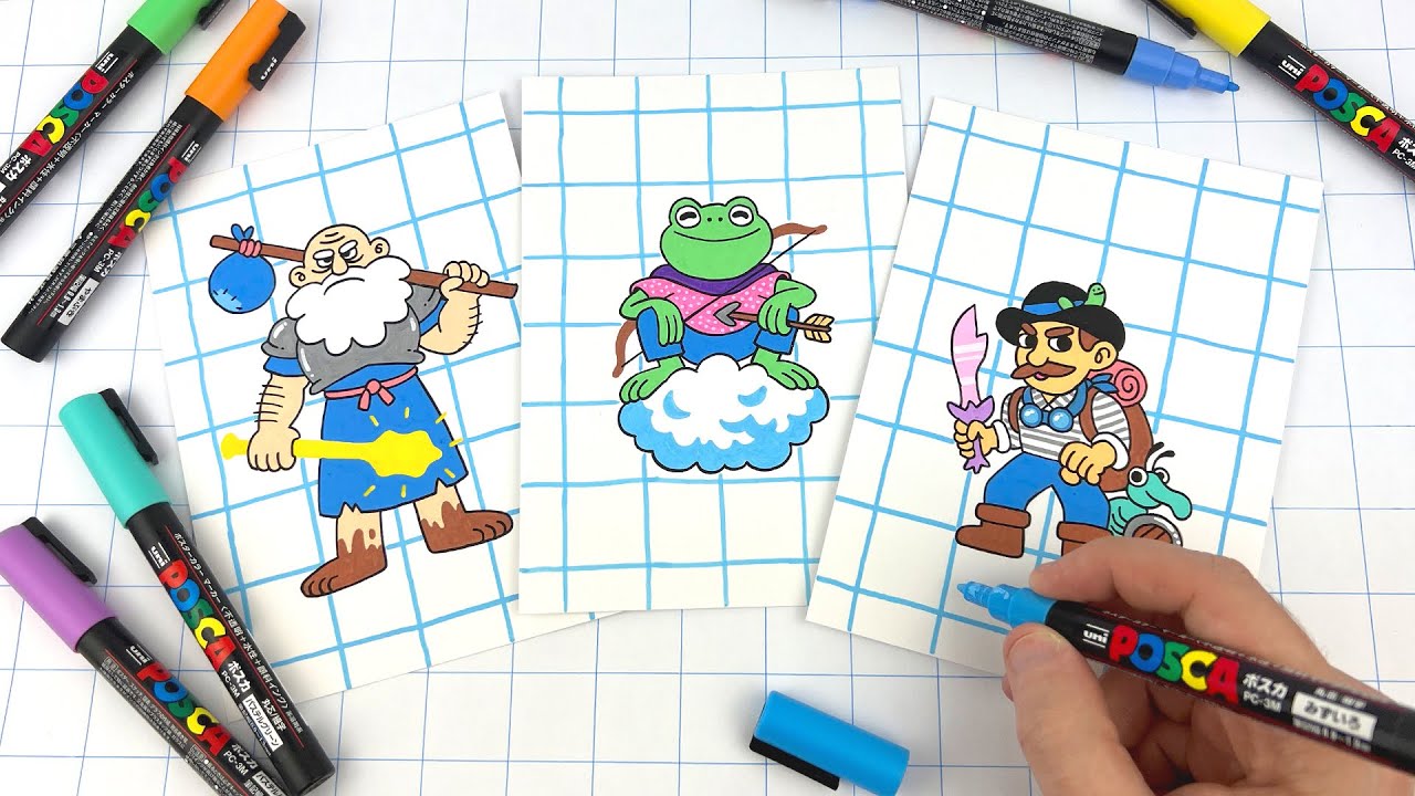 Drawing D&D Player Characters! + Campaign Recap! - YouTube