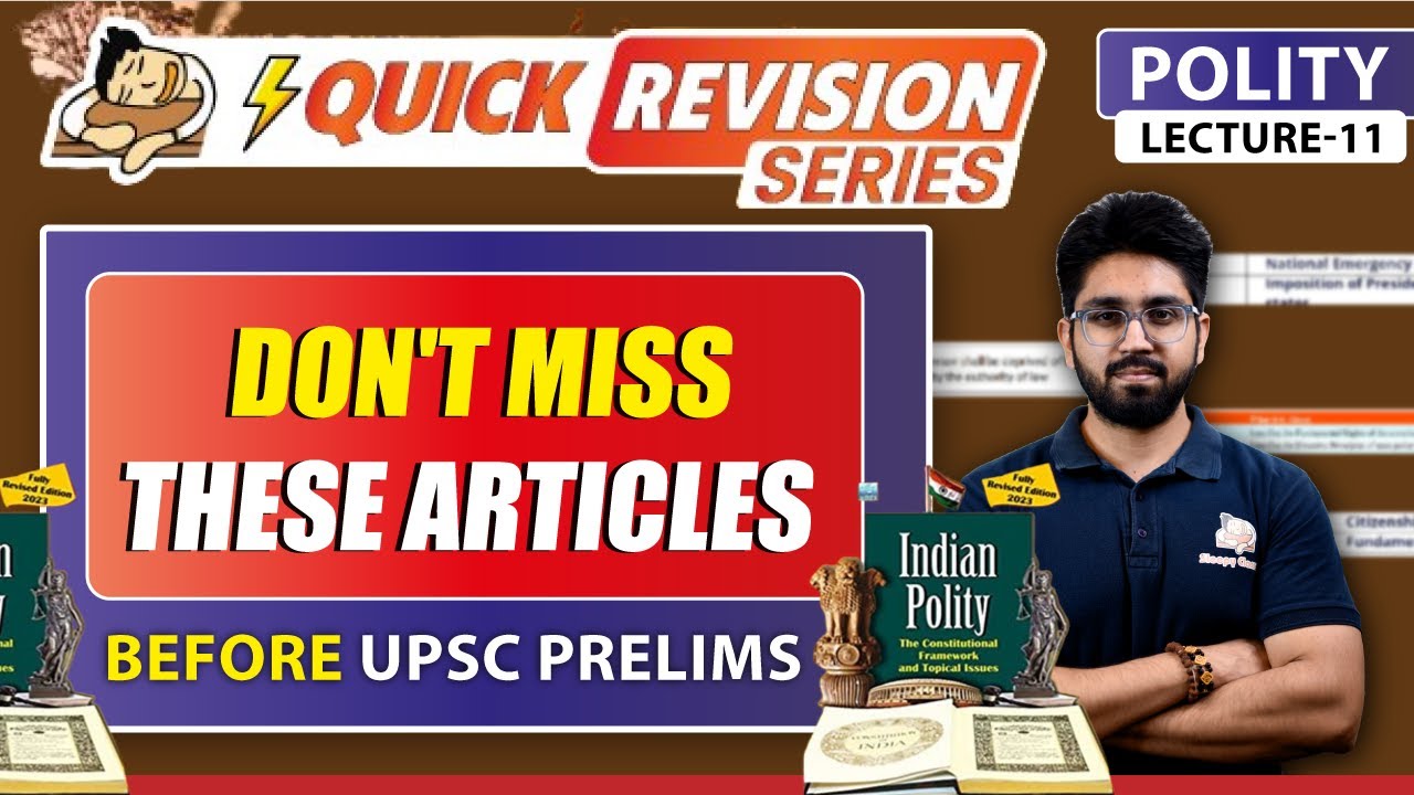 Five Most important Articles in news for UPSC Prelims 2024 | Polity for ...