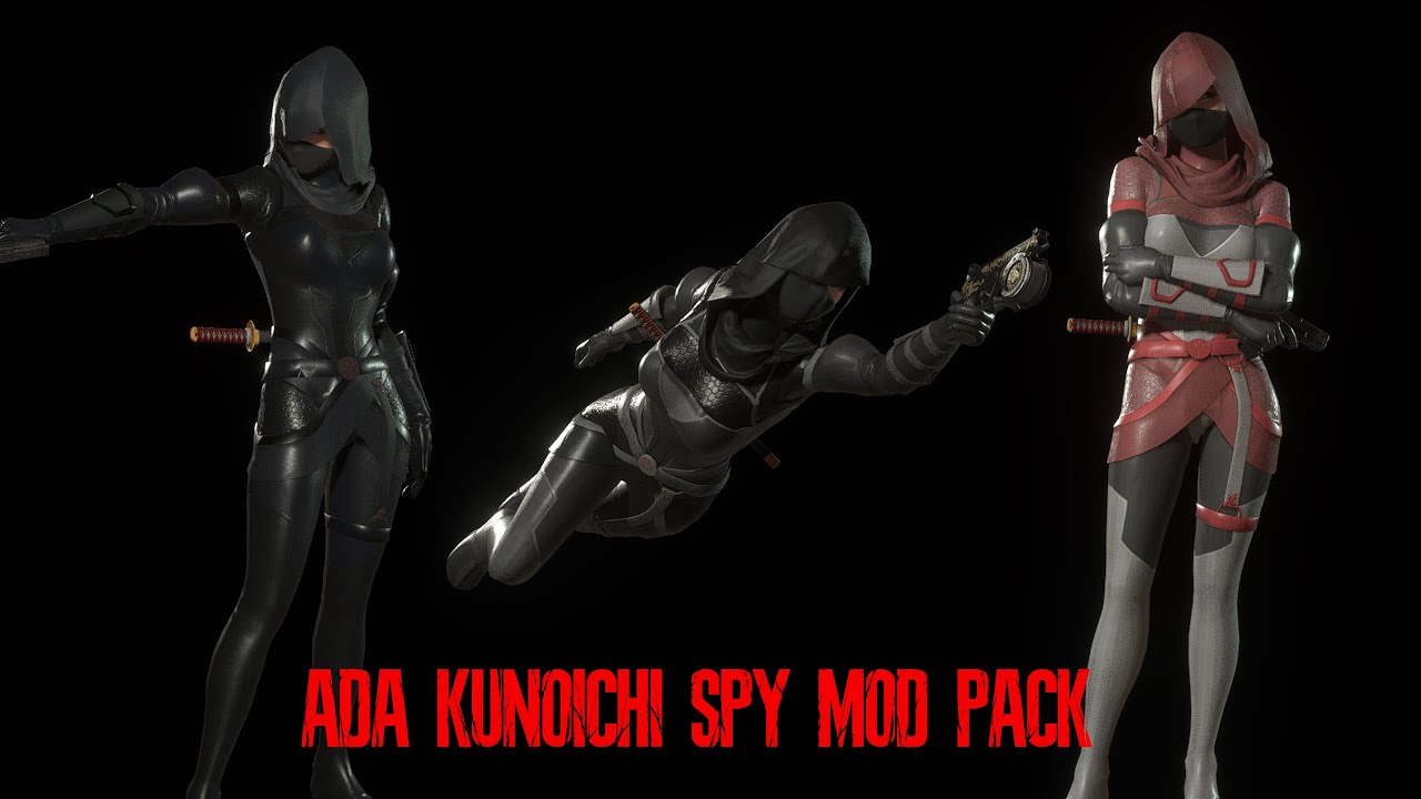 RESIDENT EVIL 4 REMAKE - Ada Kunoichi Spy Mod - YouTube