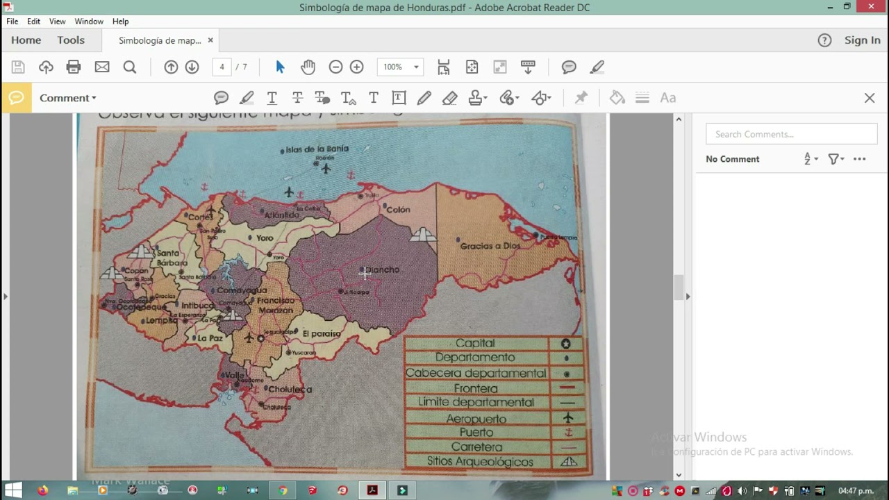 Simbologia del Mapa de Honduras - YouTube