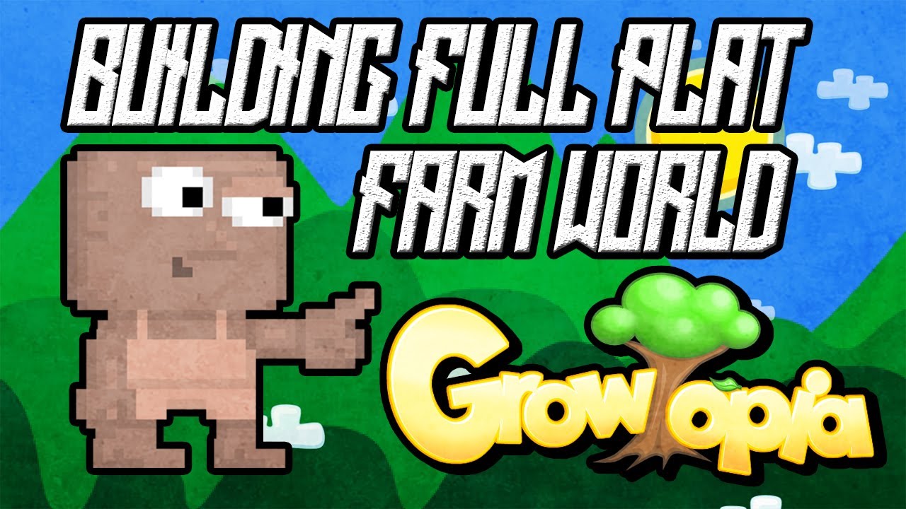 Building Farm World Full Plat Design | Growtopia - YouTube