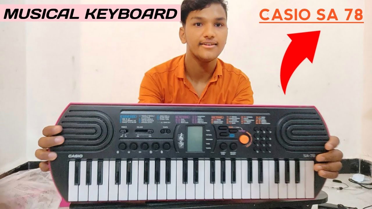 CASIO SA 78 | MUSICAL KEYBOARD | UNBOXING AND REVIEW - YouTube