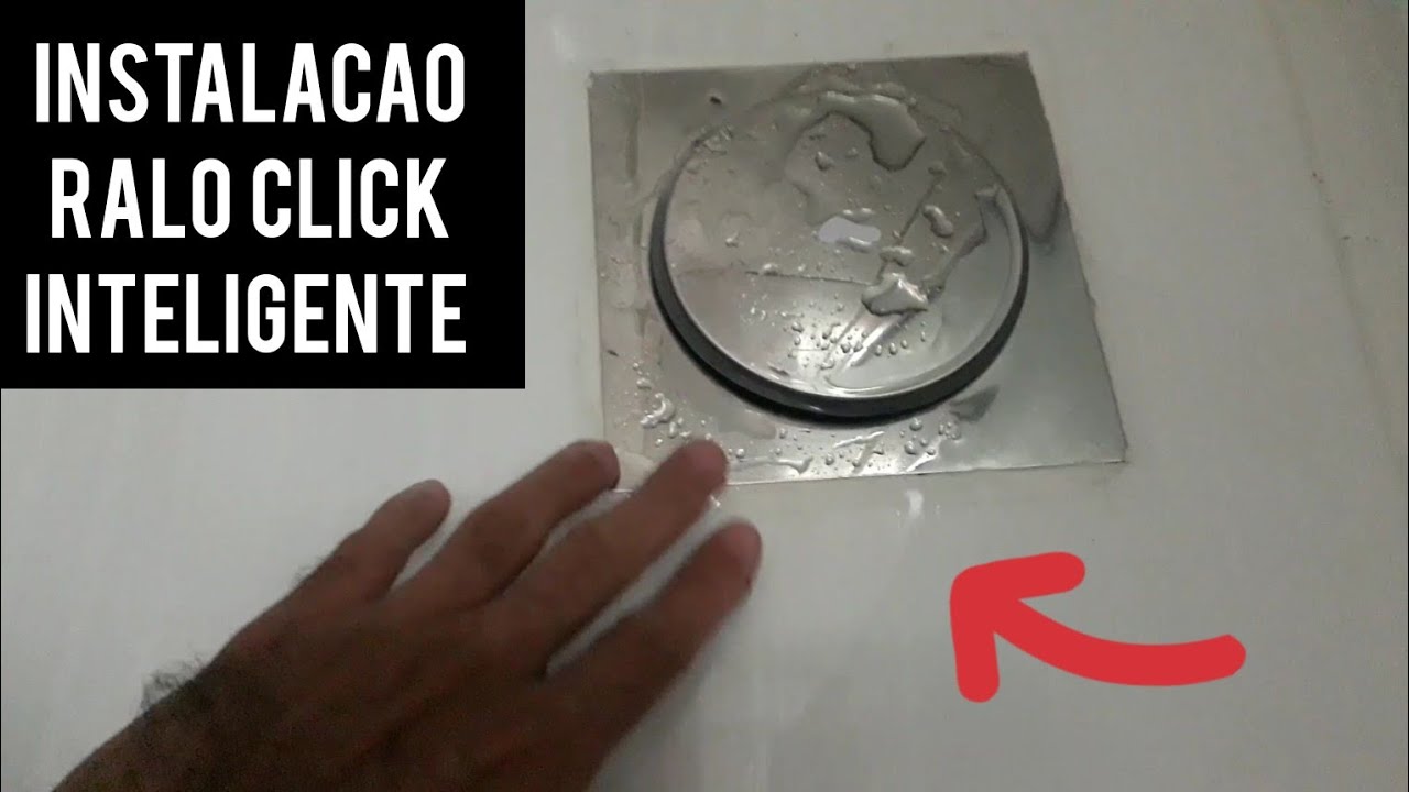 Como instalar ralo click inteligente na sua casa - YouTube